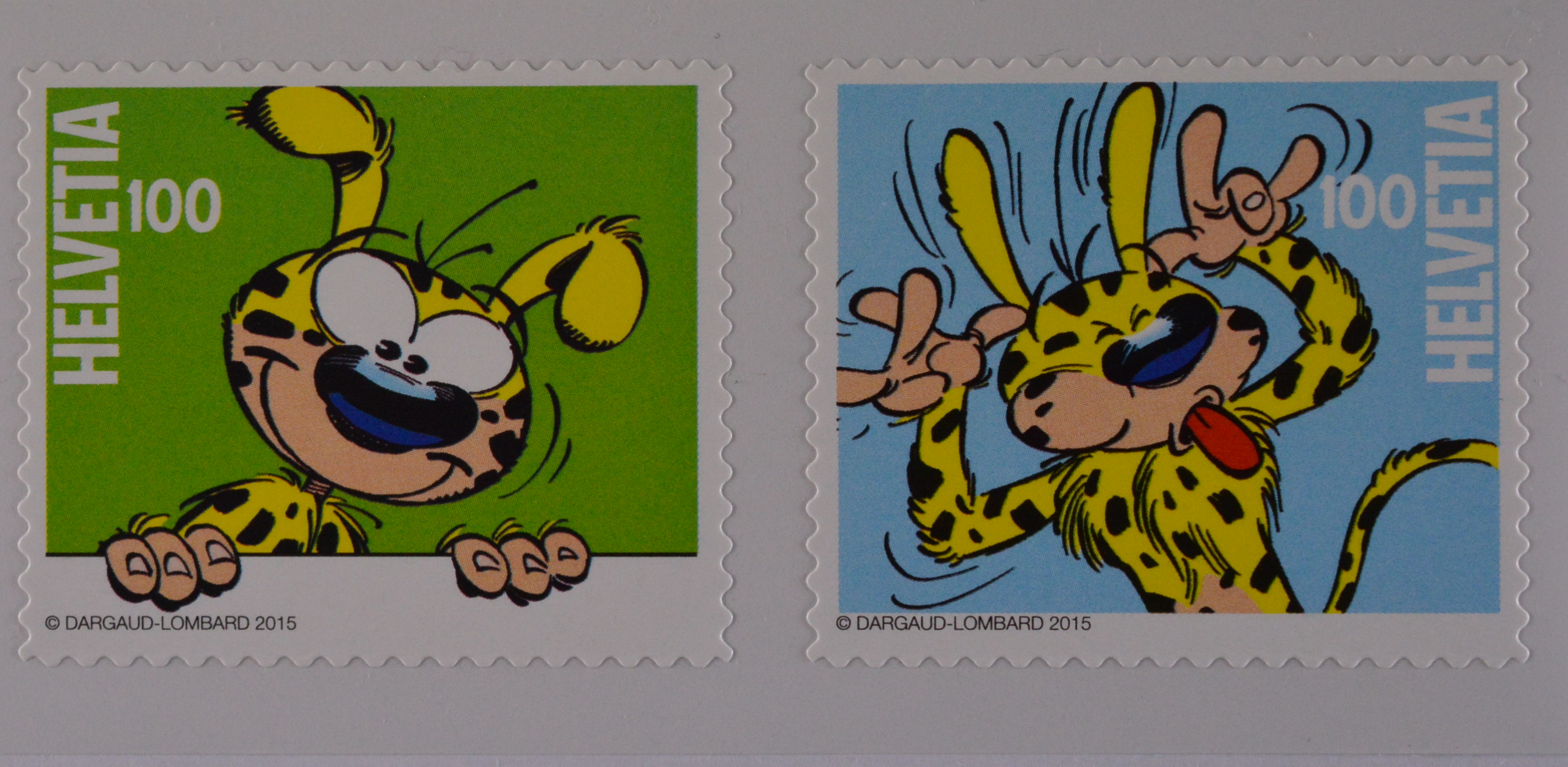 Schweiz Switzerland 2015 Michel Nr. 2414-15 Comic Marsupilami skl. aus ...