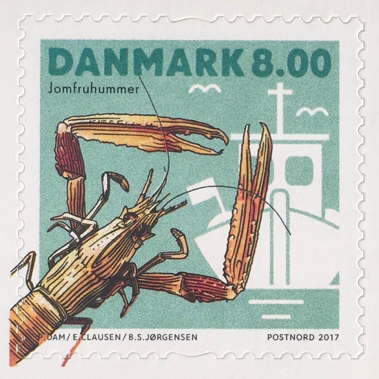Dänemark Denmark 2017 Nr. 1909-13 Schalen- und Krustentiere Hummer ...