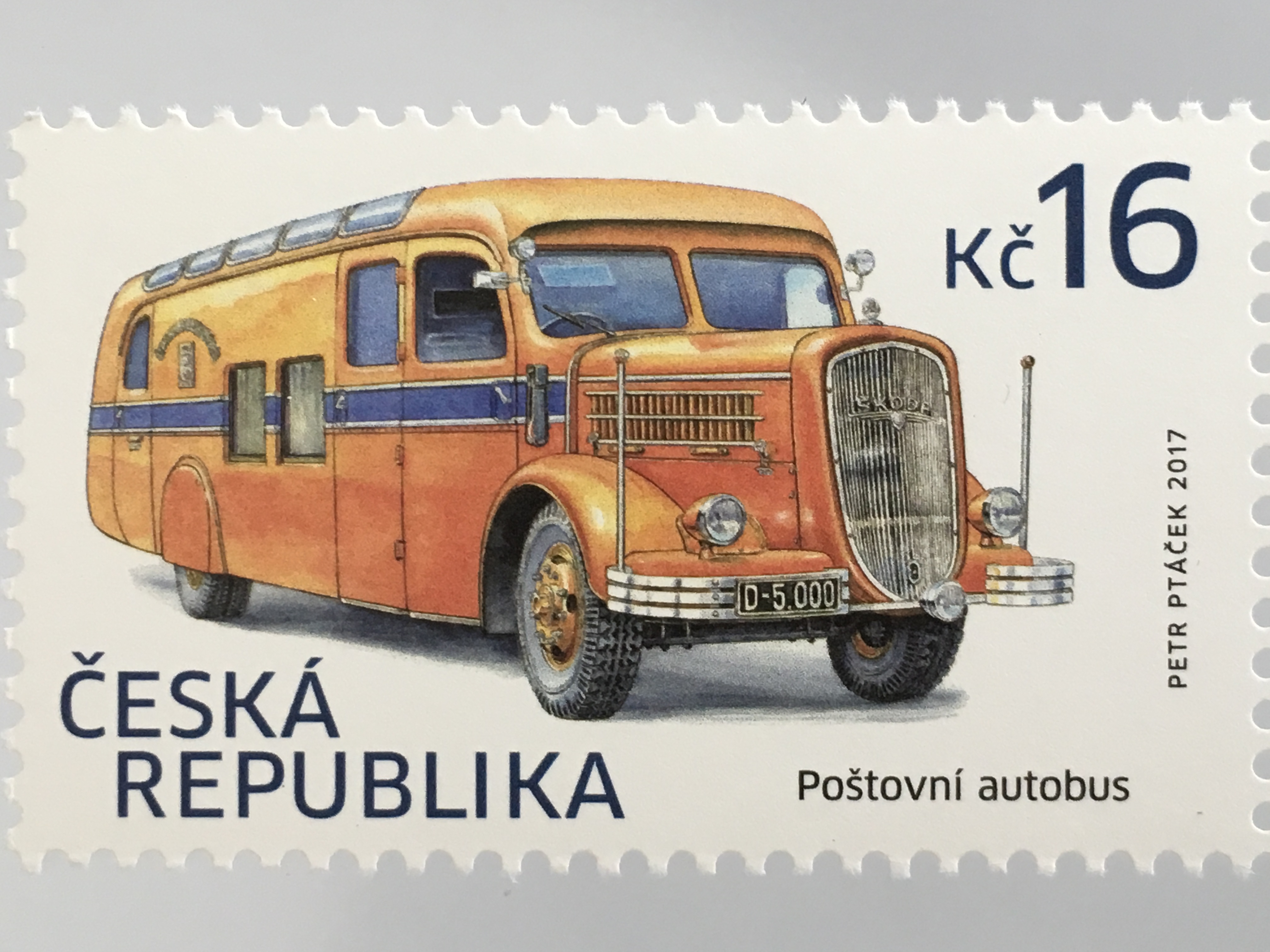 Tschechische Republik 2017 Michel Nr. 914-15 Historische Verkehrsmittel ...