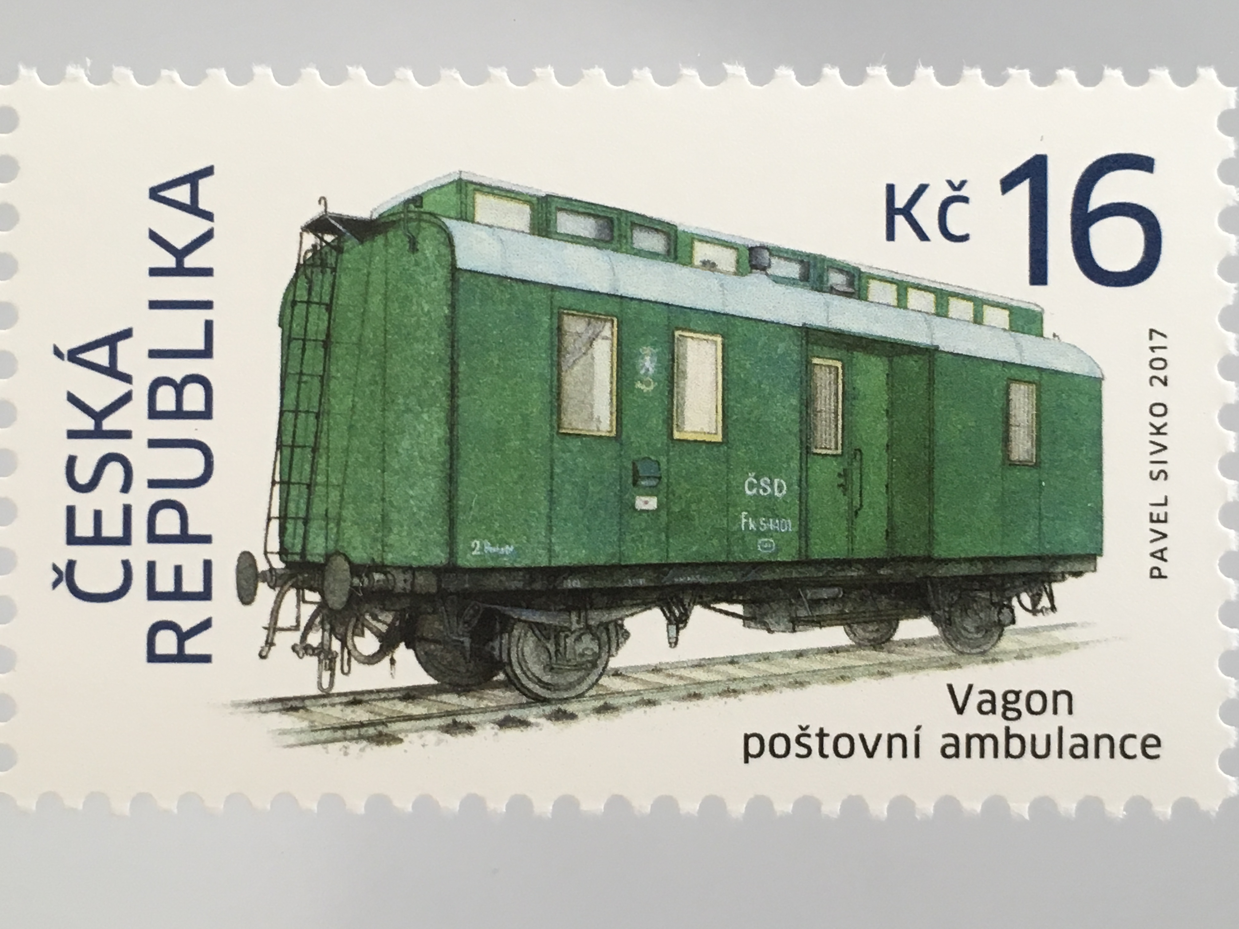 Tschechische Republik 2017 Michel Nr. 914-15 Historische Verkehrsmittel ...