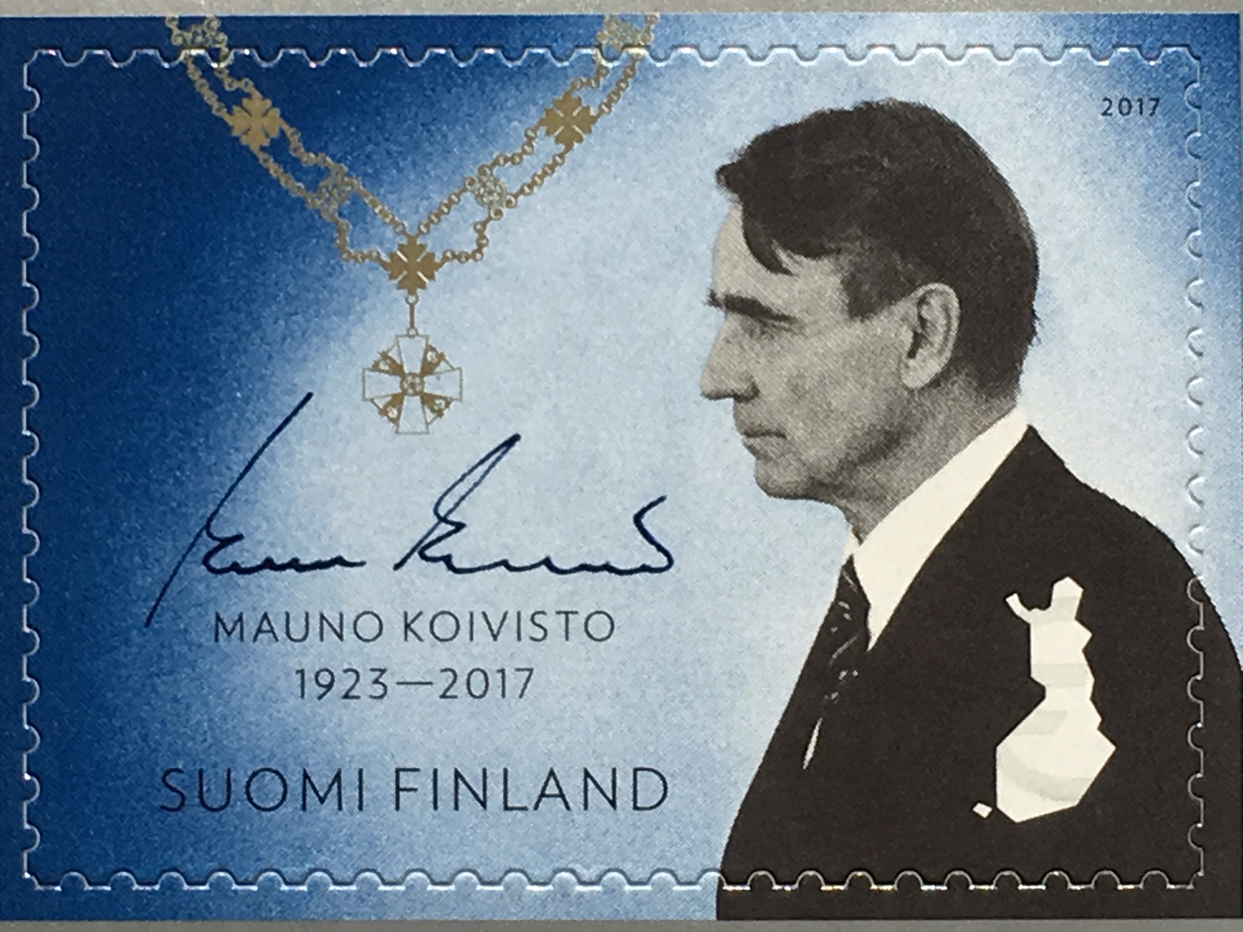 Finnland Finland 2017 Michel Nr. 2527 Tod von Mauno Koivisto Politiker ...