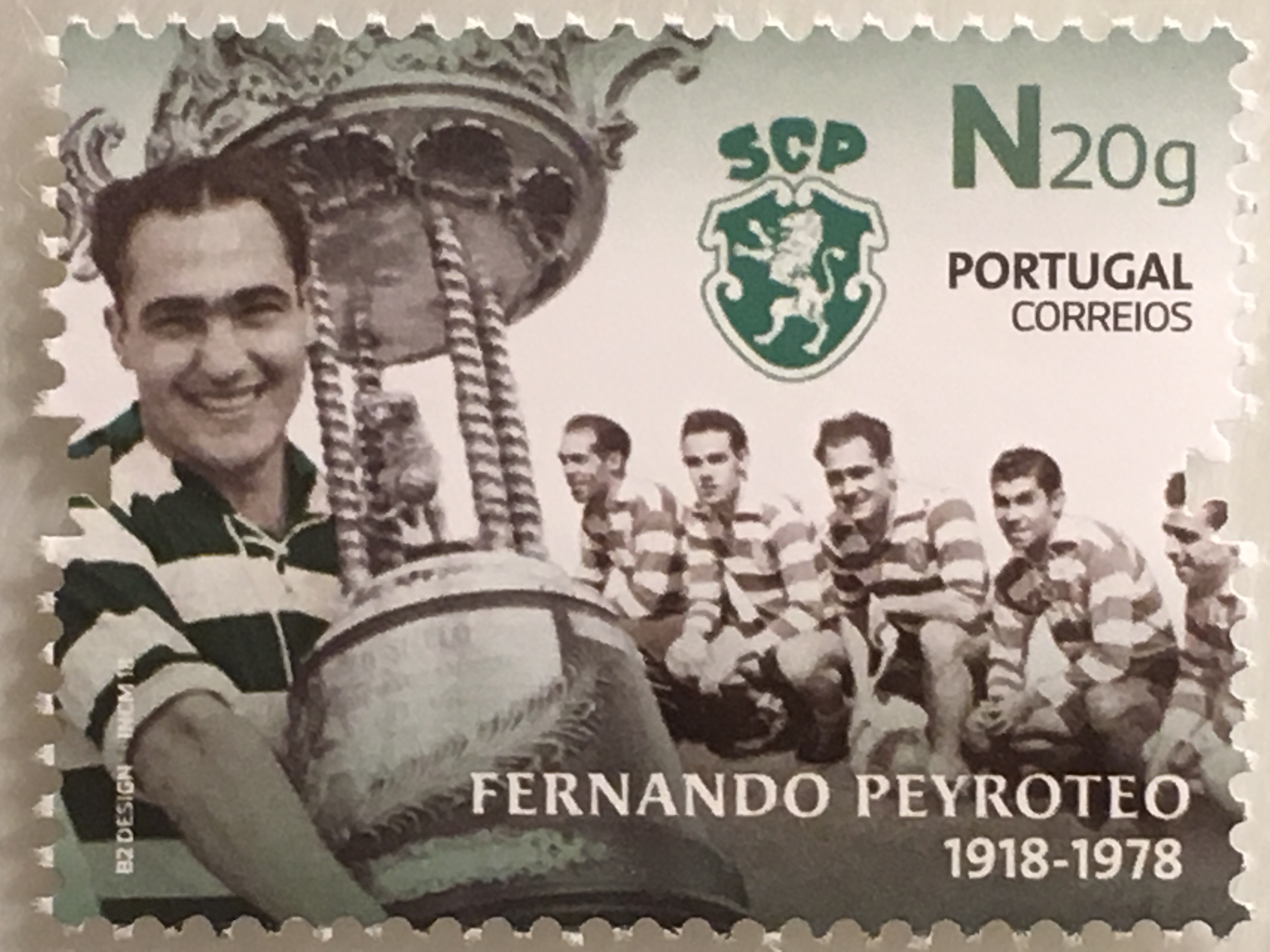 Portugal 2018 Nr. 4373 Fußballer Fernando Peyroteo Ballsport ...