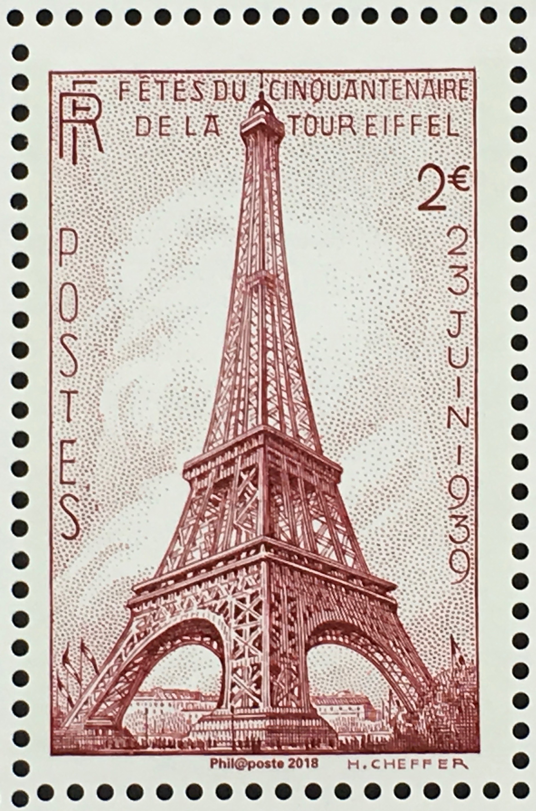 Frankreich France 2018 Block 392 Briefmarkenausstellung PARIS PHILEX ...