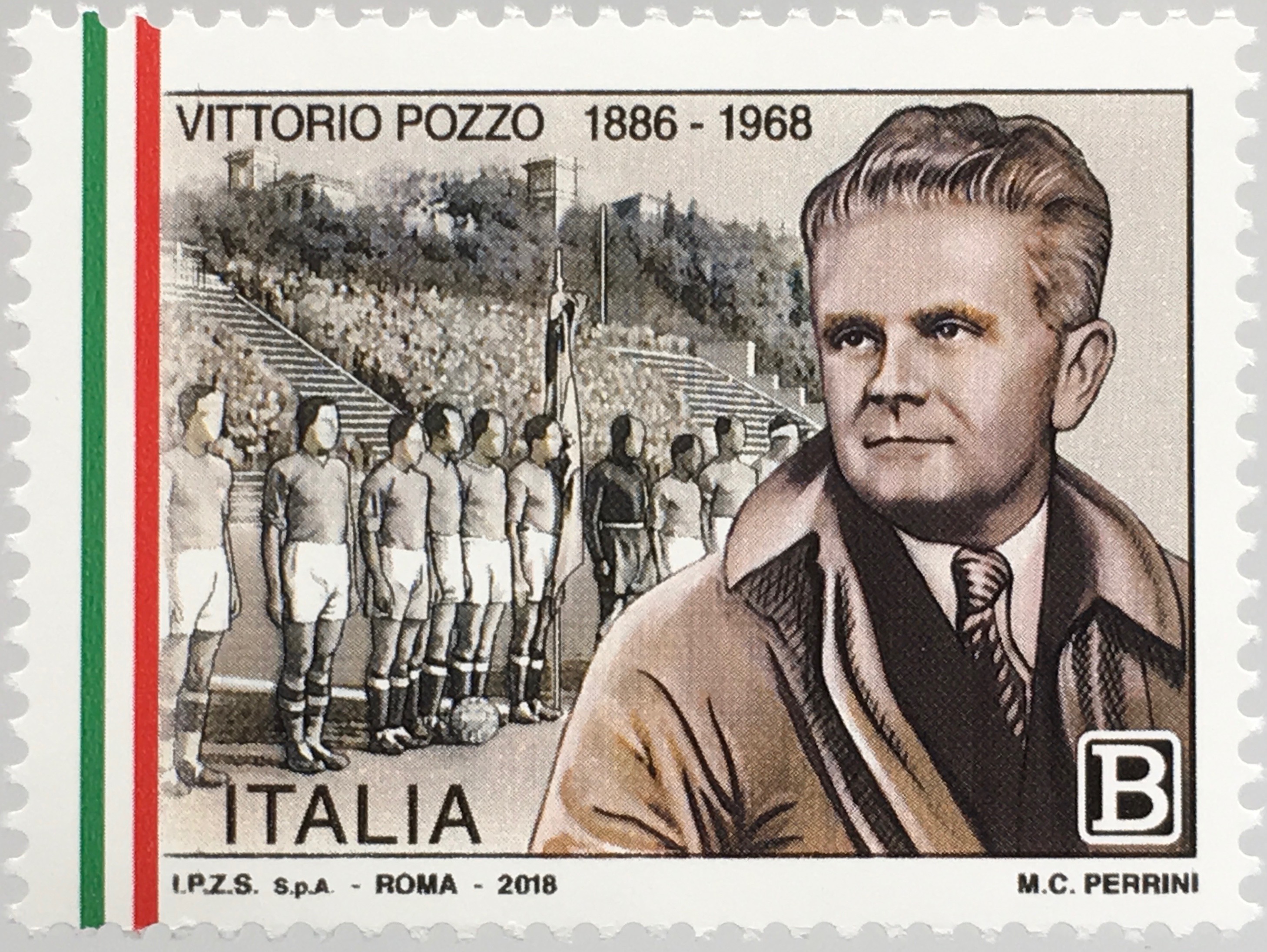 Italien Italy 2018 Nr. 4085 50. Todestag von Vittorio Pozzo ...