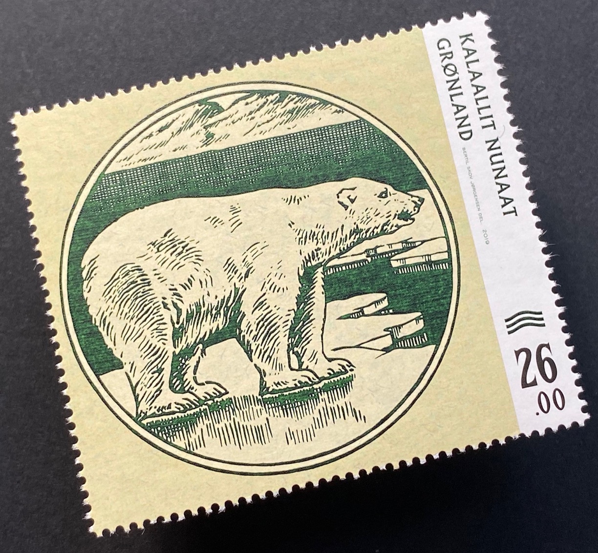 Grönland 2019 Nr. 819-20 Banknoten Kronenscheine mit Eisbär und ...